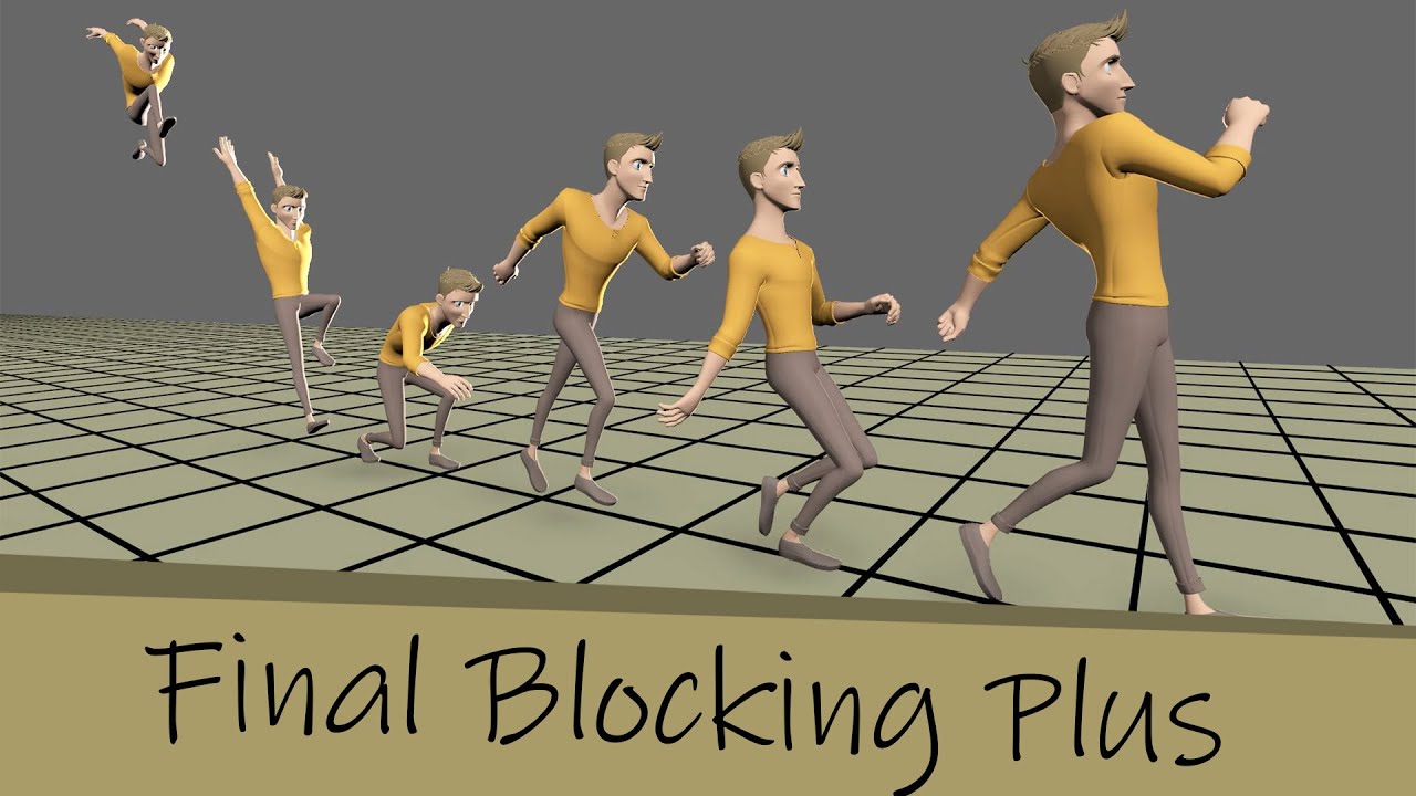 Key Frame animation tutorial part 5: blocking plus 2
