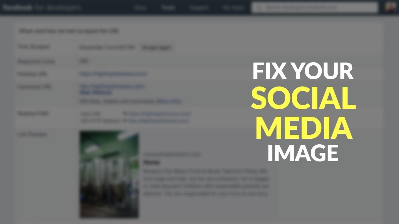 Fix Your Website Social Media Image on Facebook, Twitter and LinkedIn