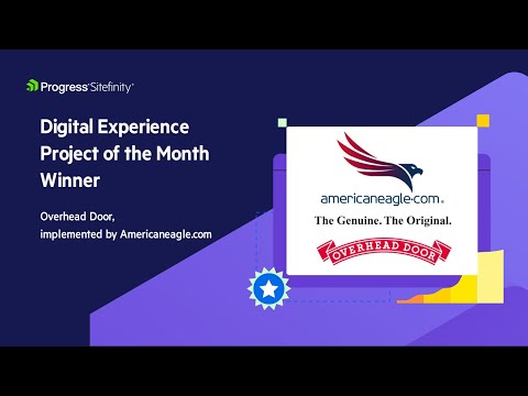 Overhead Door, Implemented by Americaneagle.com | DX Project of the Month Winner
