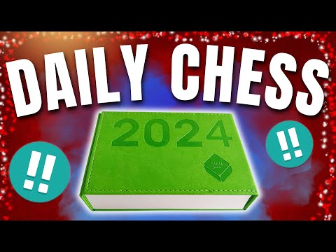 Unboxing the 2024 Day-to-Day Chess Calendar | A Year of Chess Puzzles