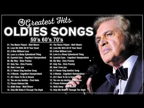 The Best Of Top Old Songs From 50s 60s 70s π Engelbert, Matt Monro, Frank Sinatra, Tom Jones & Elvis