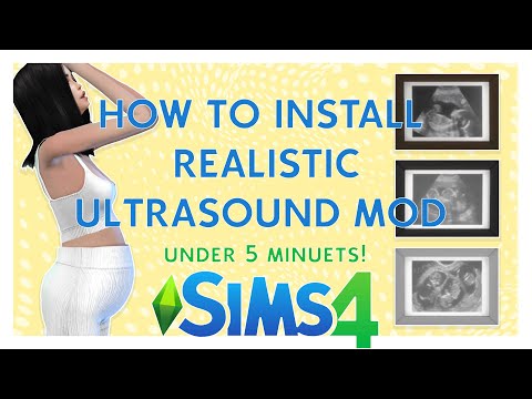 HOW TO INSTALL REALISTIC ULTRASOUND MOD SIMS 4 2022 UNDER 5 MINUTES *EASY*