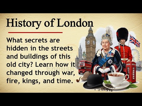 History Of London || 🇬🇧🏙️ Learn English Through Story Level 2 || Graded Reader 🎧
