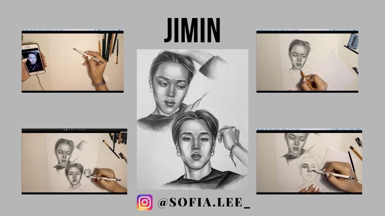 JIMIN (BTS)/ speed drawing / tutorial