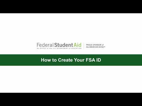 How to Create an FSA ID