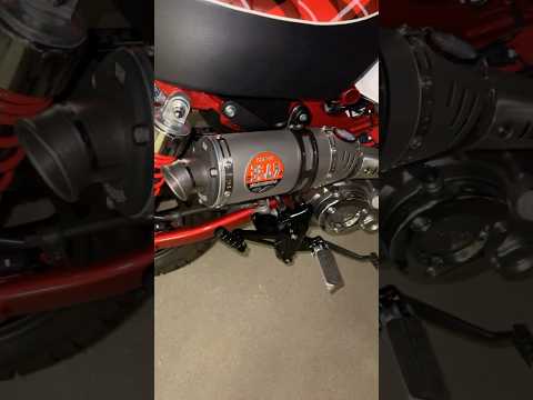 2023 Honda Monkey with the Yoshimura RS-3 full system exhaust, Chimera air intake, and flashed ECU