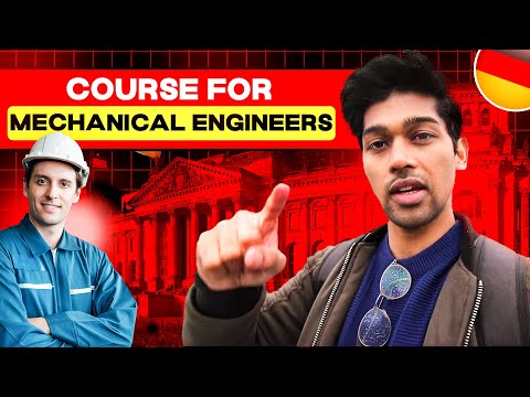 MASTERS COURSE FOR MECHANICAL ENGINEERS IN GERMANY 🇩🇪