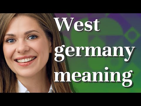 West germany | meaning of West germany