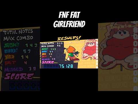 FNF FAT GIRLFRIEND #fnf #gf #fat #animation