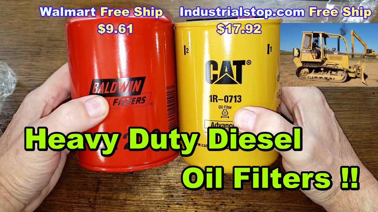 Baldwin Oil Filter BT230 vs. Caterpillar Oil Filter 1R-0713 Heavy Duty Construction Equipment