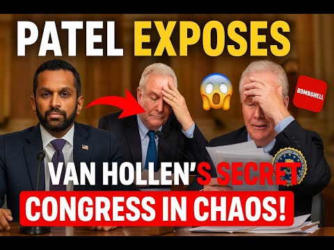 BOMBSHELL: Kash Patel REVEALS Van Hollen's Secret Plot—Senate in TOTAL Chaos