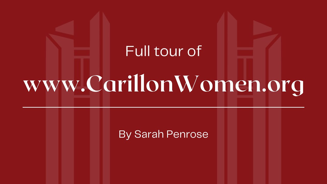 A Century of Women and the Carillon Website Demo