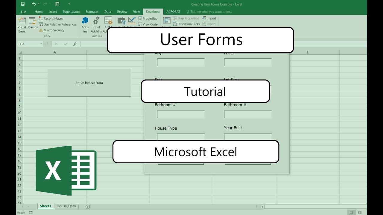Microsoft Excel ACM Quick Tip - User Forms