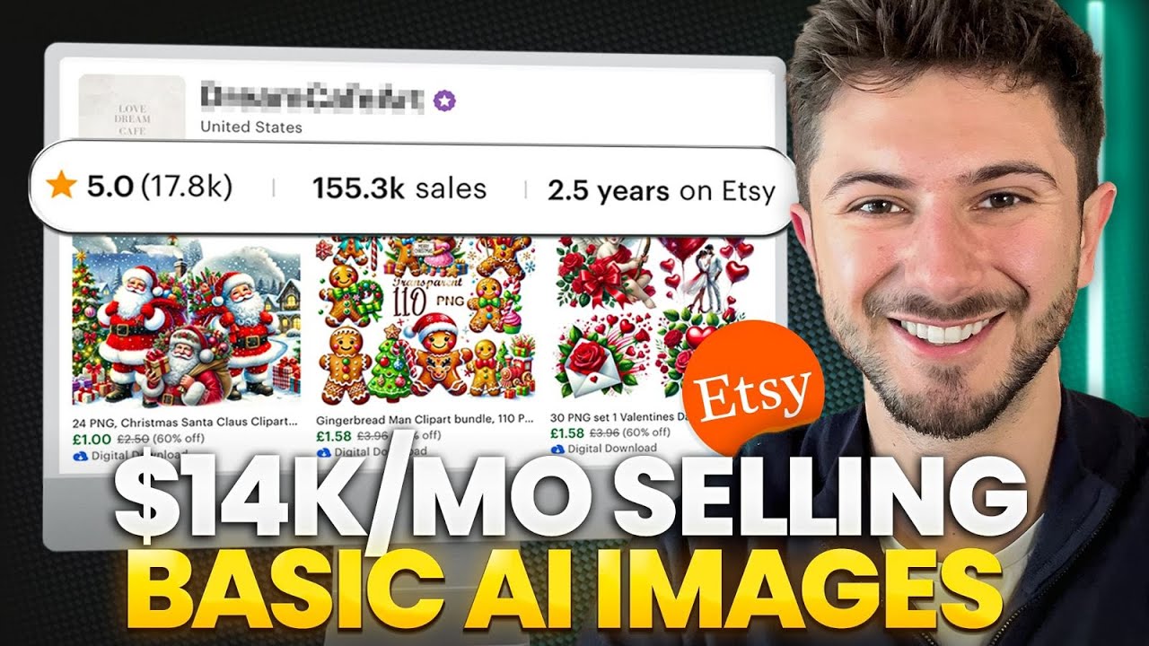 This Etsy Shop Proves AI Images Can Make $14k/Month
