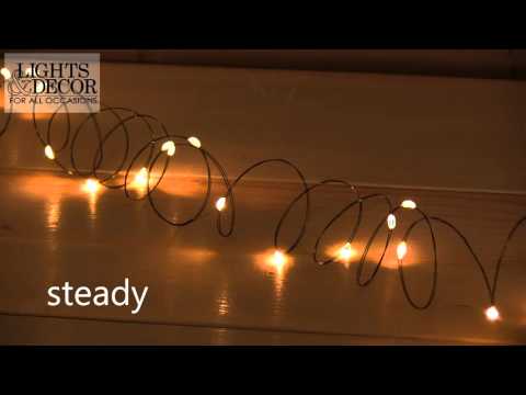 Warm White Multifunction LED Fairy Lights