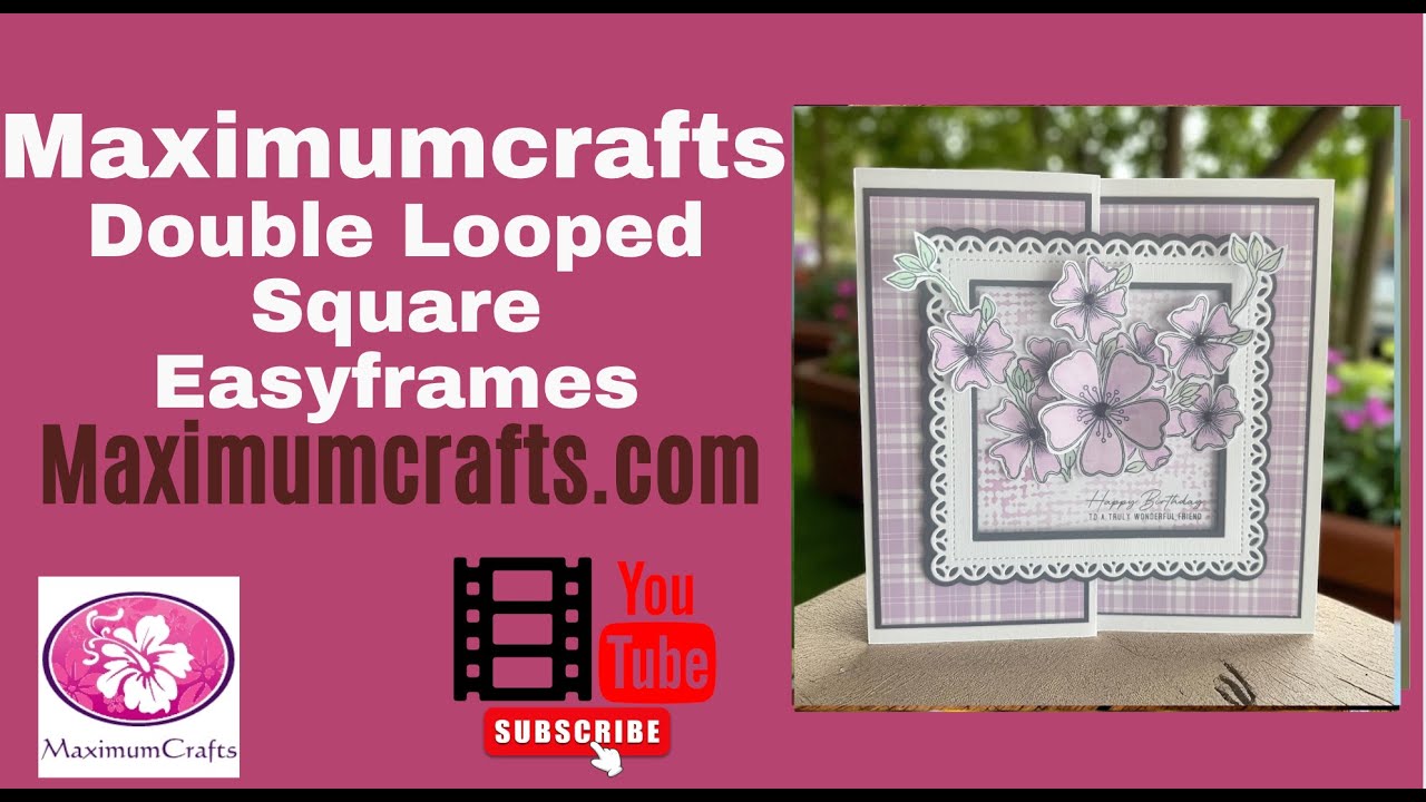 Maximumcrafts Double Looped Square EasyFrames