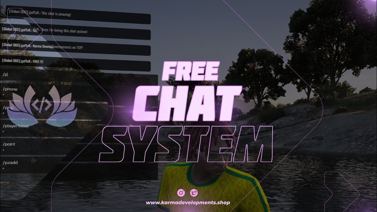 FREE - Karma Developments Prodigy RP 2.0 Inspired Chat System [Standalone]