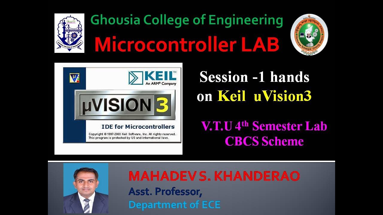 Microcontroller Lab using Keil Software Data Transfer Program