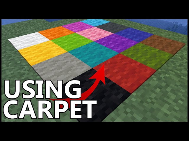 How to make a carpet in Minecraft