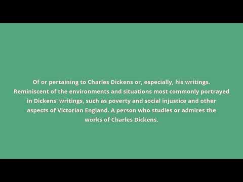 what is the meaning of Dickensian