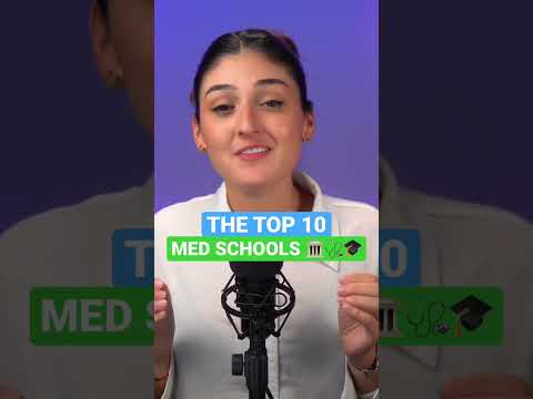 Top 10 med schools in the United States #shorts #college