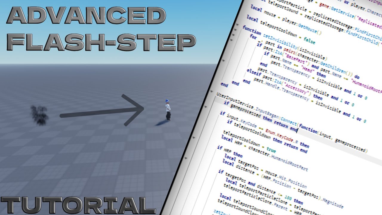 How To Make Flash-Step/Quick-Step | Tutorial Roblox Studio