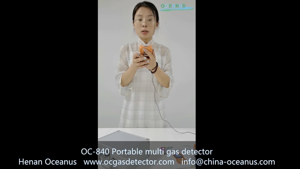 OC-840 Portable gas detector for H2S, CO, O2, LEL