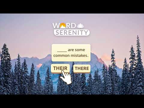 Word Serenity 160-763 landscape