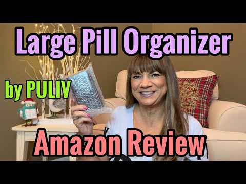Extra Large Weekly Pill Organizer Review Sold on Amazon by PULIV