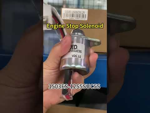 Diesel Engine Parts Fuel Stop Solenoid Shut Off Valvula Solenoide 12V Valve 1503ES-12S5SUC5S.