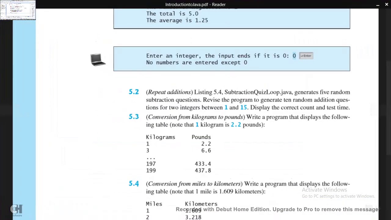 Introduction To Java Programming   Exercise 5 2b