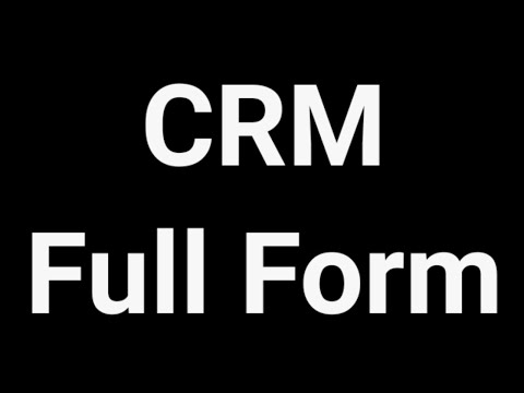 CRM Full Form || CRM || Full Form || CRM Meaning
