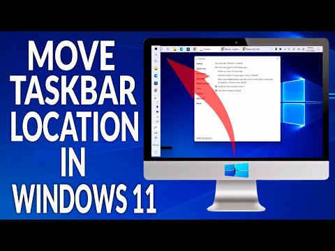 Windows 11 - How To Move The Taskbar To Left and Right or Top on Screen ...