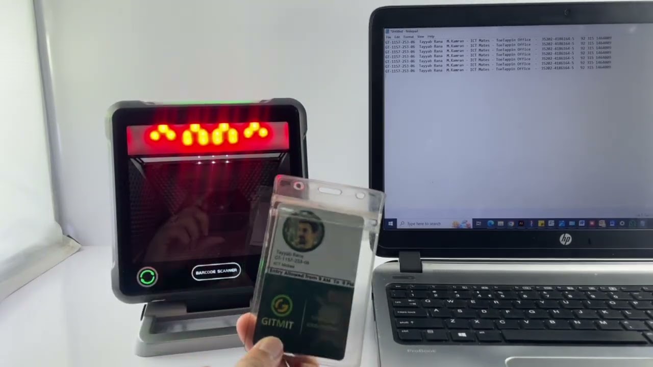 2D Desktop barcode scanner 