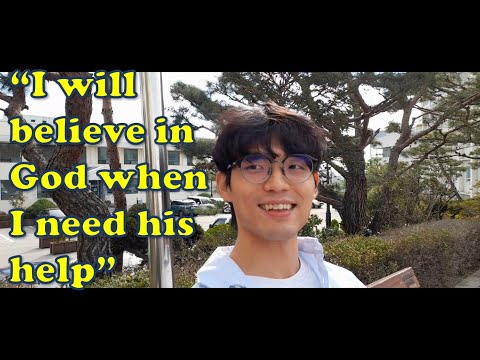 Seoul: When we think of religion as a crutch and God as someone who fixes our problems