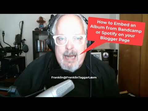 Embed a Bandcamp or Spotify Music Player on Your Blogger Page