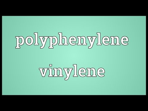Polyphenylene vinylene Meaning
