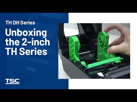 Unboxing the new TSC 2-Inch TH Series Desktop Barcode Printer