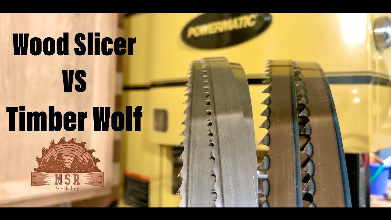 Bandsaw Resaw Blade Comparison:  Timber Wolf Bi-Metal vs Highland Woodworking 