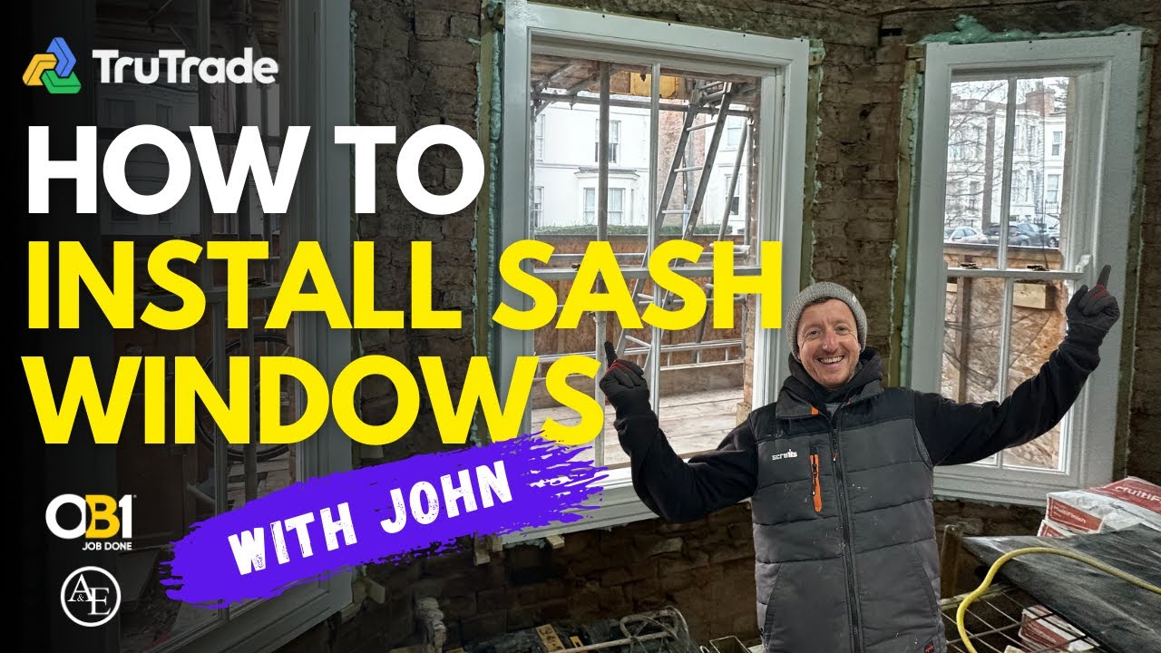 How To INSTALL SASH WINDOWS | DIY Series