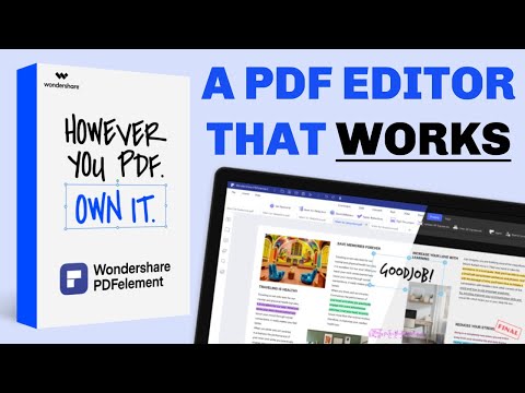 A PDF Editor That WORKS - How To Edit, Fill & Sign Forms With PDFelement