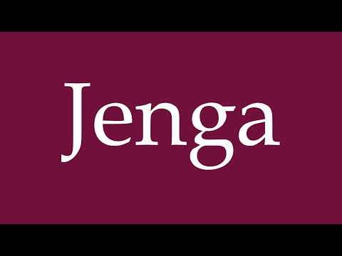 How to Pronounce ''Jenga'' Correctly in German