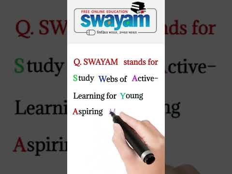 #SWAYAM ౹full form of SWAYAM#moe#shorts#youtubeshorts