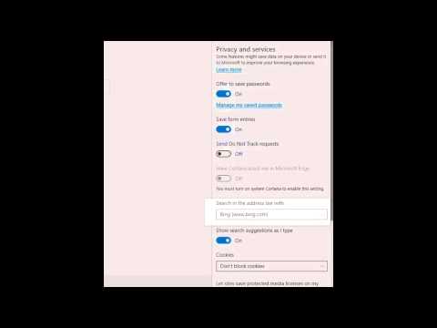Windows Edge - Changing the Default Search from Bing to Google