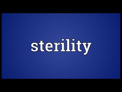 Sterility Meaning