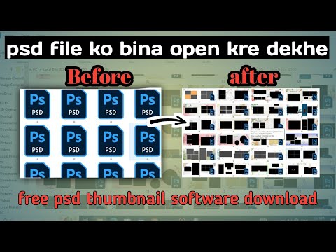 psd file viewer for window 10 || psd thumbnail download