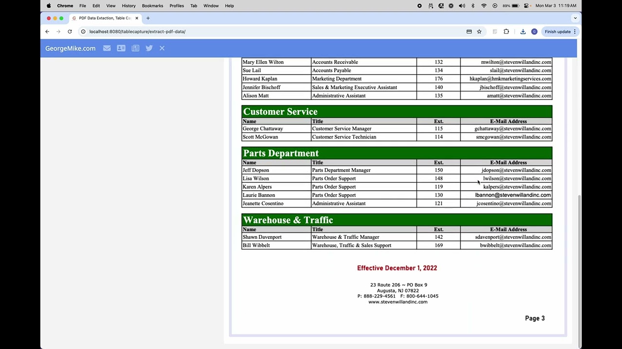 PDF Table Extraction with Table Capture