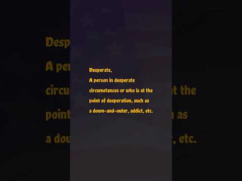 Desperate Pronunciation & Meaning American English #english #pronunciation #americanaccent