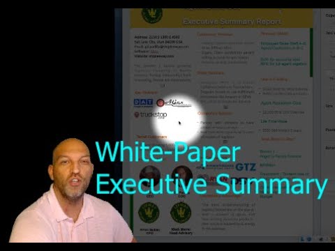 Writing the Best Whitepaper or Executive Summary