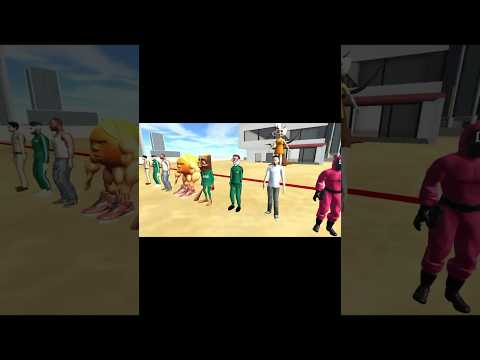 Franklin play squid game ll Part2 #indianbikedrivingstory